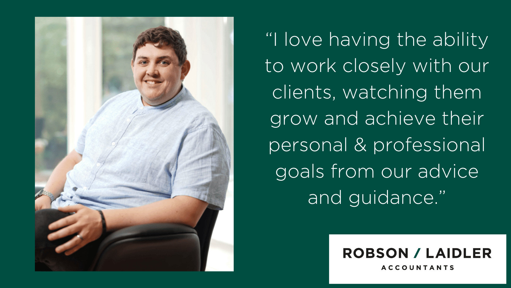 Getting to know us… Business Innovation Department - Robson Laidler