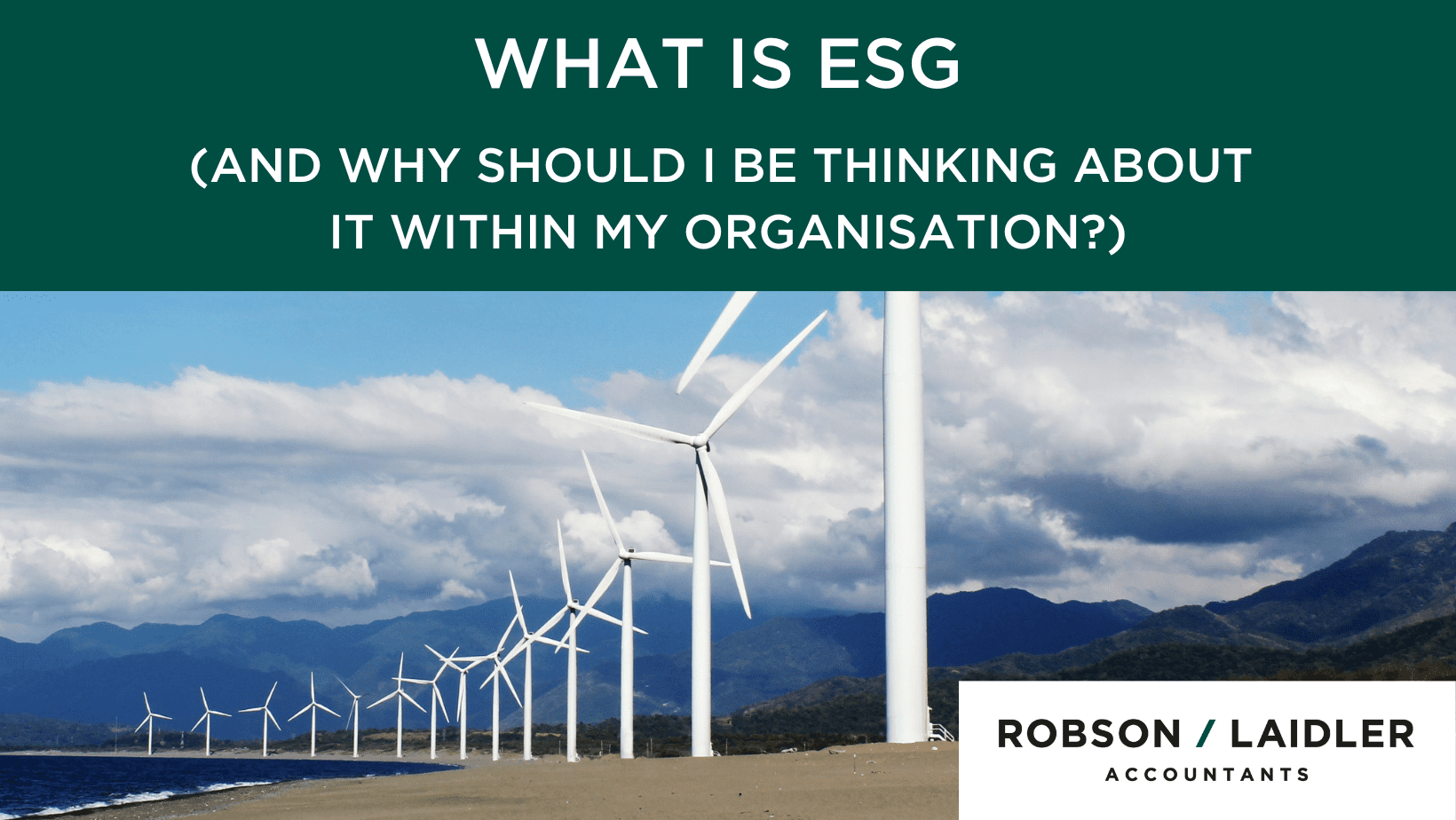 What is ESG and why should I be thinking about it within my ...